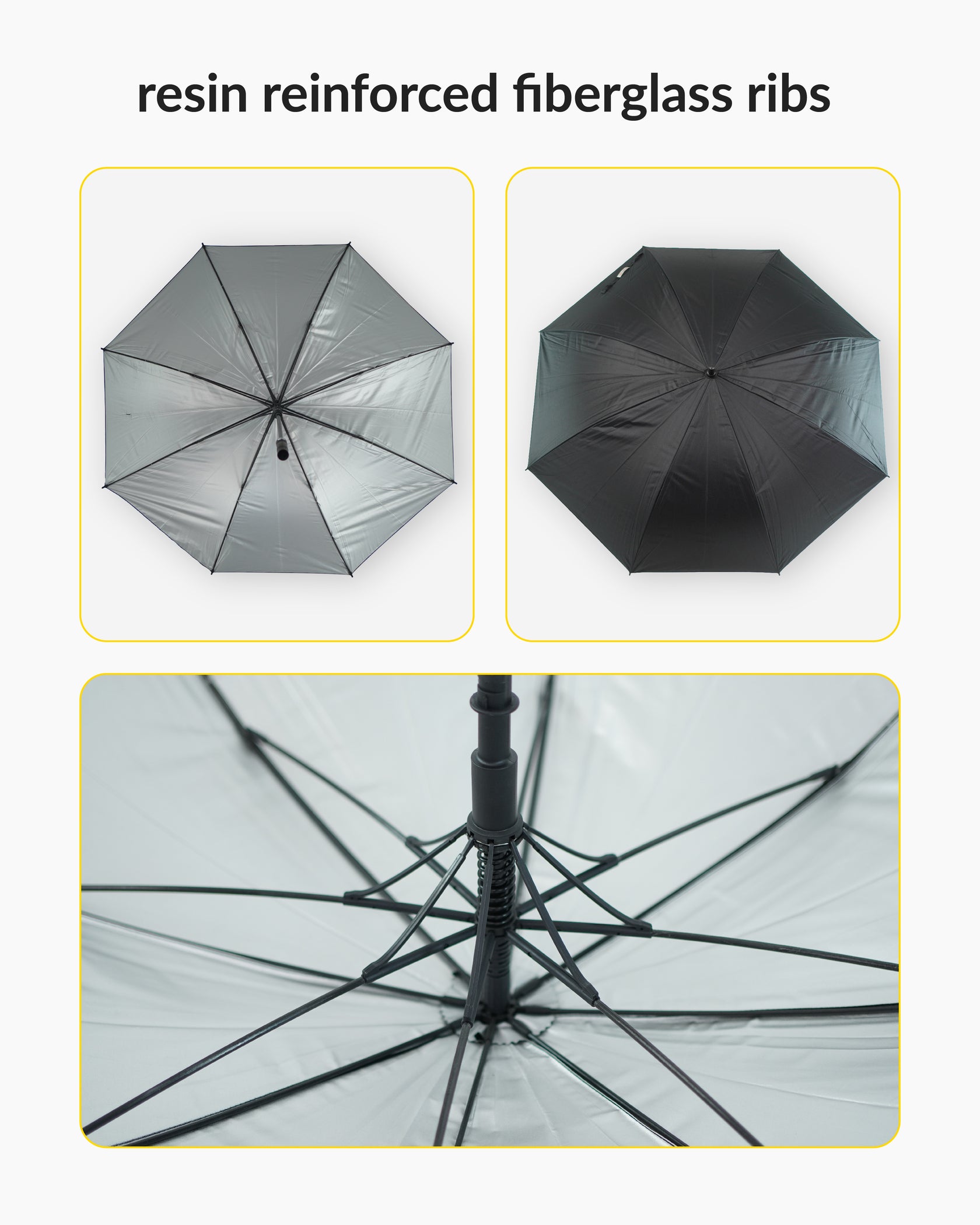 Destinio Golf umbrella - 27 Inches Black – Kesari-IN