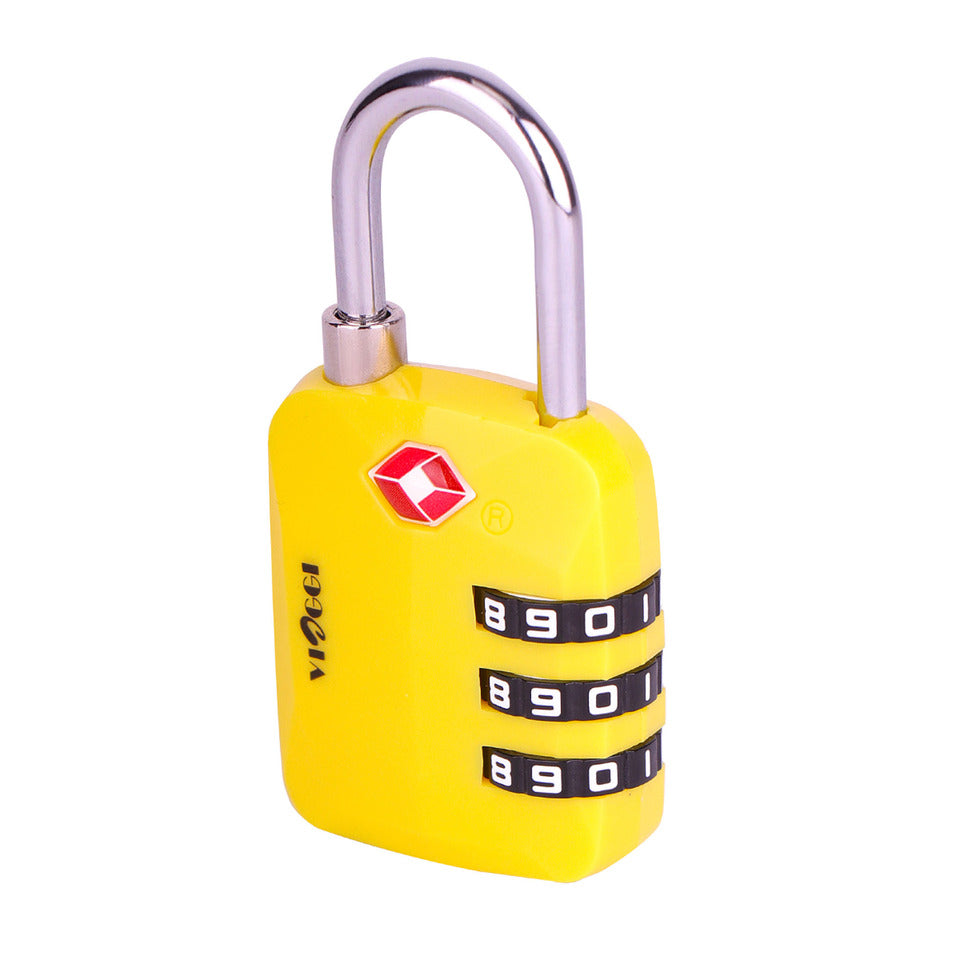 3 Dial Travel Luggage Combination Number Padlock – Kesari-IN